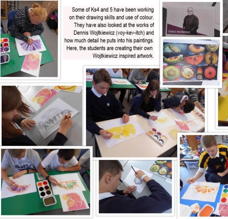 The Castle School - Key stage 4 and 5 Art